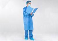 China SMS Disposable Lab Coat With Pants Hospital Visitor Gown for sale