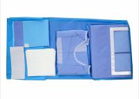 China SMS SPP Fabric Sterile Surgical Pack Laparoscopy Procedure Lamination Patient Disposable for sale