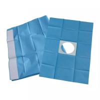 China Disposable Surgical Laparoscopy Drape Color Blue Size 230*330 Cm Or Customization for sale