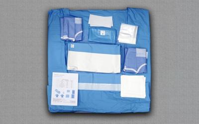 China Hospital Use Disposable Surgical Cardiovascular Drapes Pack / Kit Sterilized SMMS for sale