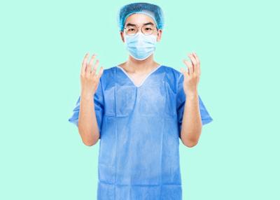 China OEM Design Disposable Scrubs Sets Medical Unisex Doctor Uniforms Nonwoven for sale