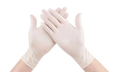 China Medical Disposable Powder Free Latex Glove Powdered Examination ISO13485 for sale