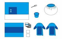 China Medical Disposable Sterile Procedure Packs Surgical Angiography Kits 210*300cm for sale