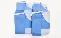 China Medical Breathable Soft Disposable SMS Sterilized Surgical Reinforced Gowns for sale