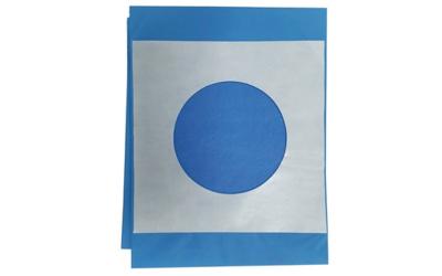 China Disposable Surgical Fenestrated Aperture Drape Medical 60*60cm ISO13485 for sale