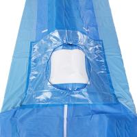 China Nonwoven Fabric Sterile Surgical Drapes 20 X 20 Inch In Blue Color For Hospital Use for sale
