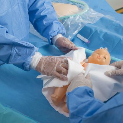 China Disposable sterile surgical C-section pack / cesarean section kit for sale