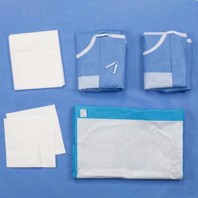China CE Disposable Cesarean Pack Set Hospital Surgical Sterile Drape for sale