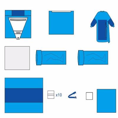 China Sterile Disposable Surgical Baby Birth OB Pack / Surgical Delivery Bag Eutocia Packs for sale