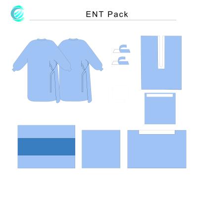 China Disposable Sterile Ent Pack Surgical Instruments For Ophthalmology Sterile Ent Drape for sale
