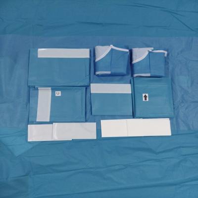 China Medical Consumable EO Sterile Surgery Drape Set Disposable ENT Pack for sale