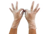 China 240mm Disposable Hand PVC Gloves Vinyl For Working & Safety for sale