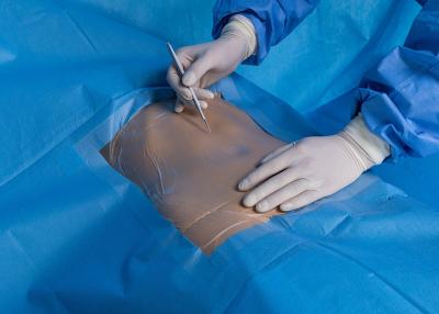 China Caesarean Disposable Sterile Drape Non-Woven Fabric With Reinforced Strength for sale