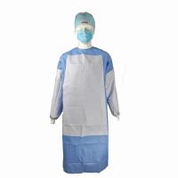China Reinforced SMS Disposable Operating Surgical Gown for Doctor for sale