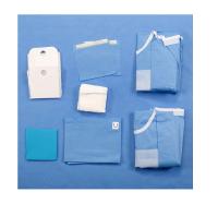 China Disposable Non Woven Fabric Surgical Packs In Blue / Green / White For Enhanced Protection for sale