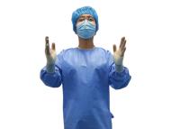 China Unisex Sterile Surgeon Hospital Gowns Fluid Resistance Surgical Gown AAMI Level3 for sale