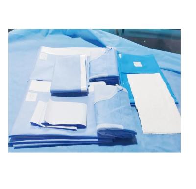 China Breathable Disposable Non Woven Fabric Surgical Gowns for sale