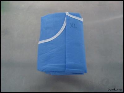 China 35g SMS Sterile Disposable Nonwoven Standard Surgical Gown for sale