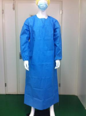 China High Breathability Disposable Sterile Nonwoven Standard Medical Gown for sale