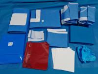 China Disposable Surgical Packs with Protection Function in Standard Size for Sterile Environment in Non-woven Fabric for sale