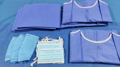 China Sterilized By Ethylene Oxide Disposable Surgical Packs in Non-woven Fabric with MOQ 1000 Pieces for Medical Procedures for sale