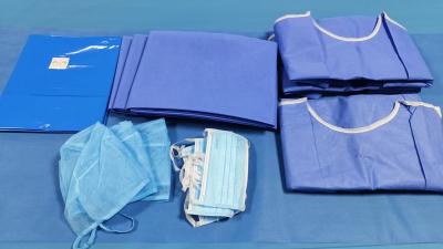 China Standard Size Non-woven Fabric Disposable Surgical Packs for Hospital/Clinic Application for sale