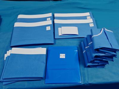 China Blue/Green/White Disposable Surgical Packs Sterilized By Ethylene Oxide in Standard Size for Hospital/Clinic Protection for sale