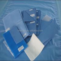 China Latexfree EO Sterilized Disposable Surgical Packs with Absorbent Reinforced Zones for Medical Use for sale