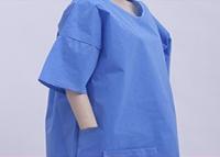 China Unisex Hospital Medical Nursing Scrubs Fluid Resistant CE ISO Certification for sale