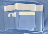 China Adult Care Custom Surgical Packs , Green White Medical Mayo Stand Cover for sale