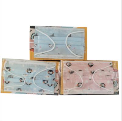 China Three Layer Cartoon Civil Children's Face Mask 99 Meltblown Cloth for sale