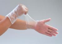 China XL XXL Latex Free Disposable Hand Gloves PVC Food Safe Vinyl Gloves for sale