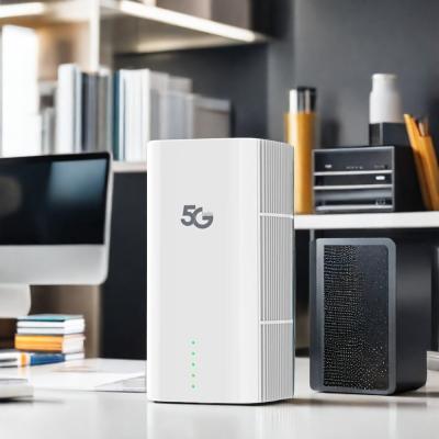 China 5G CPE WiFi Router Dual Band 2.4G 5G Sim Card Slot 1000Mbps QZ790 for sale