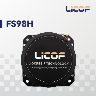 China LKF-FS98H Single-Axis Fiber Optic Gyroscope 9.8×9.8×3.5cm with RS422 Interface and ±500°/s Dynamic Range for sale
