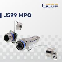 China J599 MPO Fiber Optic Connector - 2 to 96 Fibers, IP68 Rated, -40°C to 85°C Operating Temperature for sale