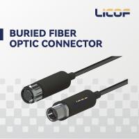 China 2-Core Waterproof Fiber Optic Connector with Stainless Steel Construction - 5.0mm/7.0mm Diameter, -40°C to 85°C Operating Range for sale