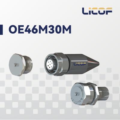 China OE46M/30M Underwater Optical Electrical Connector 2-32 Cores with 316L Housing and 30MPa Pressure Rating for sale