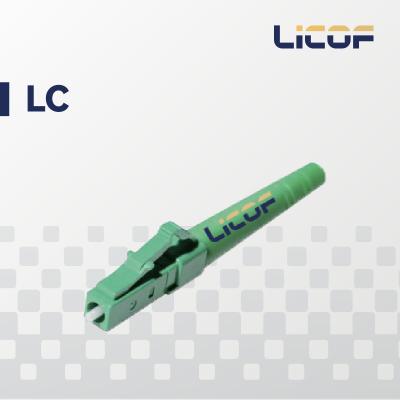 China LC Fiber Optic Connector 1.25mm UPC with ≤0.3dB Insertion Loss for High-Density Networking for sale