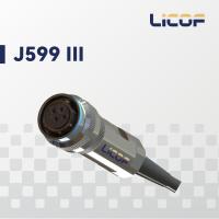 China J599 III Fiber Optic Connector with 0.6dB Insertion Loss and 500-Cycle Mechanical Life for Harsh Environments for sale
