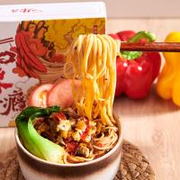 China Alkaline Chongqing Style Noodles Chicken Pickled Peppers Flavor for sale