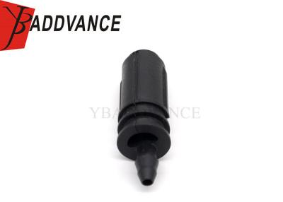 China 1 Way Black Automotive Wire Circular Power Connector Kit 16-22AWG PBT for sale