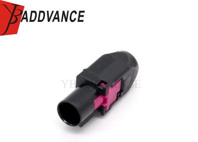 China Male 1 Position Black FAKRA RF Connector Cable to Cable 16-22AWG Automotive for sale