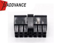 China 14 Pin Dual Row Female Automotive Connector Housing Unsealed MICRO-FIT 3.0 16-22AWG for sale