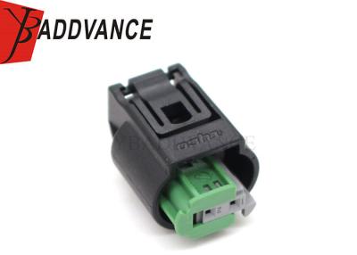 China TE Connectivity AMP MQS Series 2 Pin Female Socket Connector Housing Sealed PA66 GF for sale