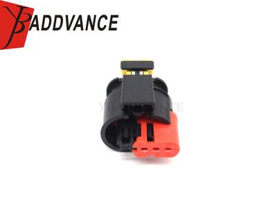 China TE AMP MCP 3 Pin Female Sealed Connector 284426-1 PBT GF30 16-22AWG Automotive for sale