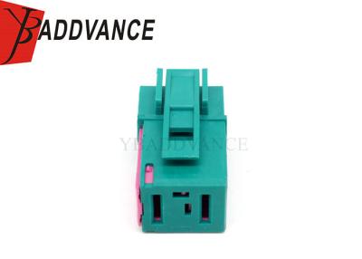 China Aptiv Green 2 Pin Ducon 9.5 Series Female Electrical Connector 16-22AWG Unsealed for sale