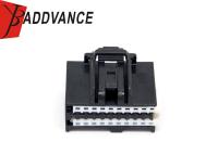 China 20 Pin Female PBT-GF20 Unsealed Black Automotive Electrical Connector Housing 125C for sale