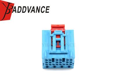 China TE Connectivity 1-2295390-5 Blue 24 Pin Female PA66 GF30 Unsealed Automotive Connector for sale