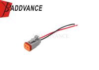 China Deutsch DT 2 Pin DT06-2S Waterproof Wire Harness 18-22AWG for Light Bar Fog Light for sale