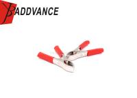 China Insulated Battery Alligator Clip Clamp 3 Inch Red Black PA66 GF 125°C for sale